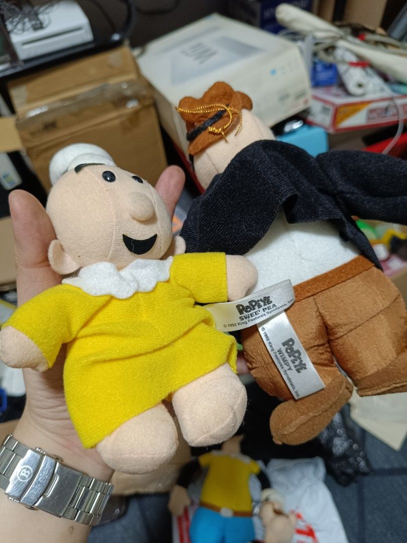Vintage Popeye Plush set, Hobbies & Toys, Toys & Games on Carousell