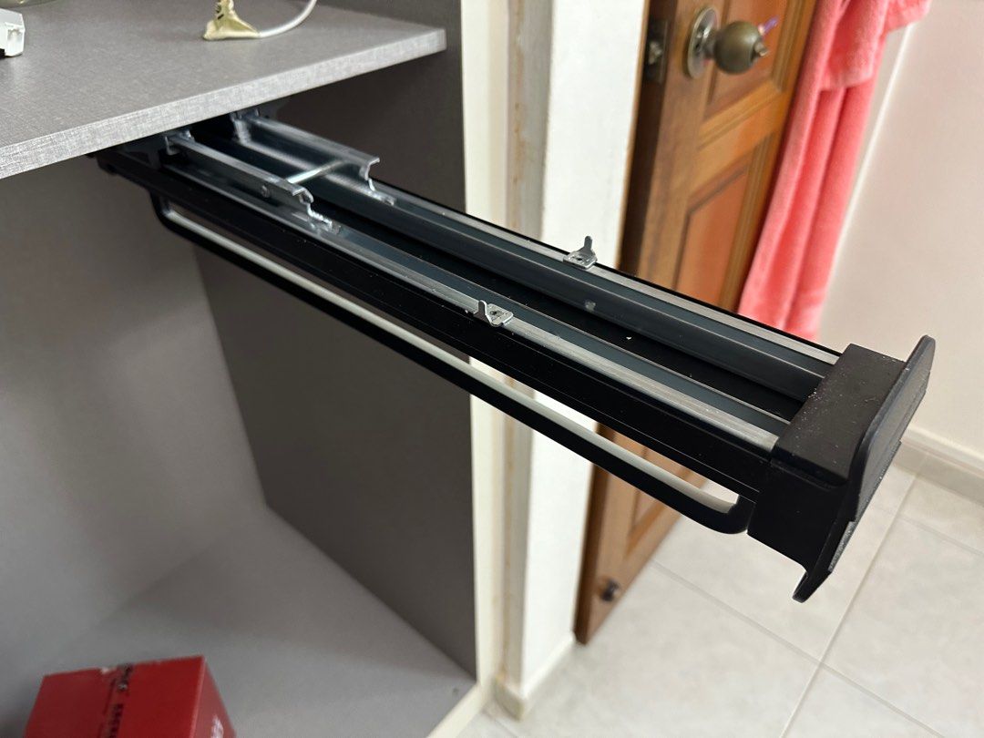 Wardrobe pull out rail, Furniture & Home Living, Home Improvement ...
