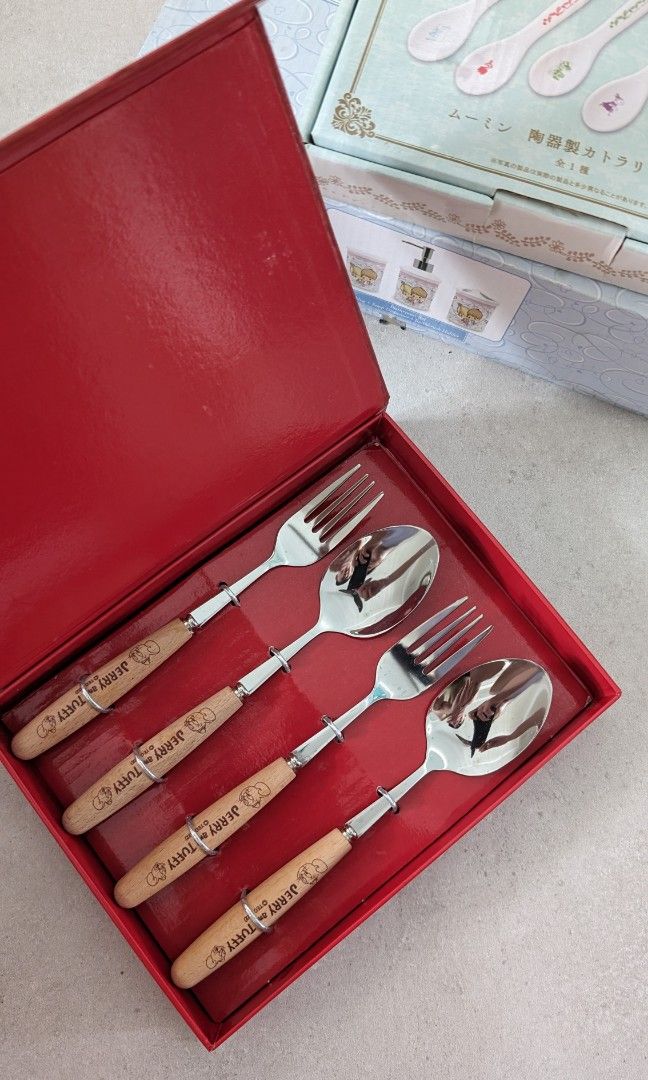 Warner Brother's Tom and Jerry Fork & Spoon Set (2 sets), Furniture ...