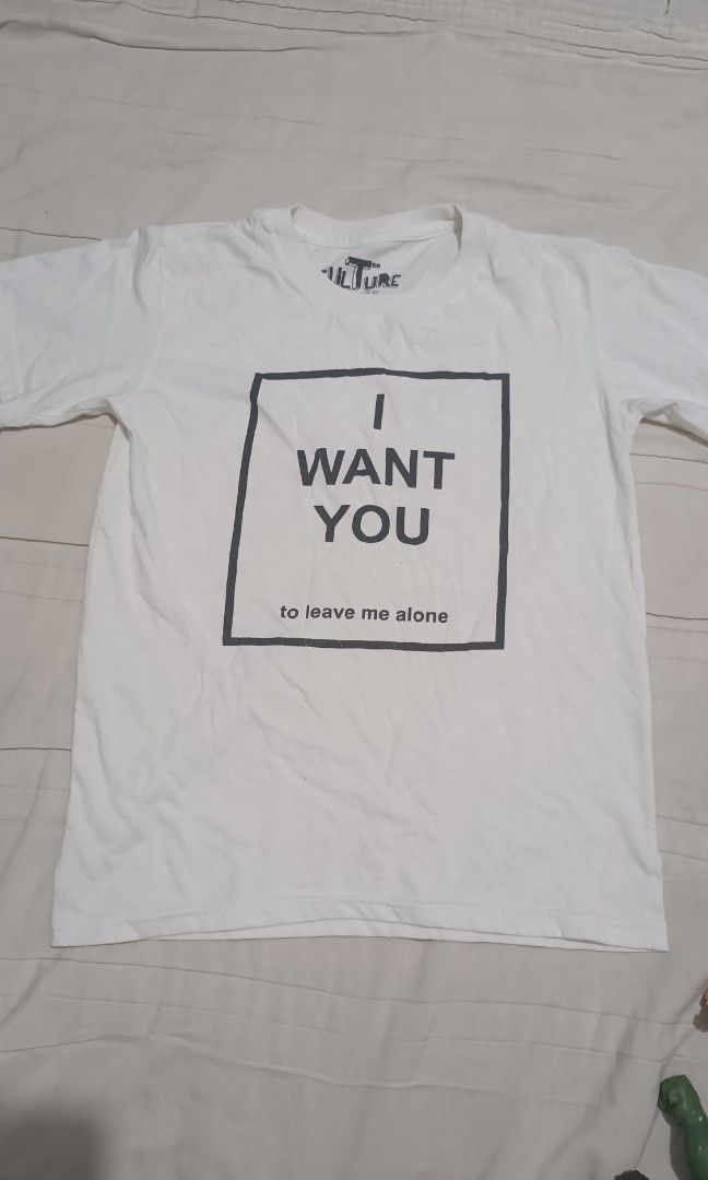White statement shirt, Women's Fashion, Tops, Blouses on Carousell