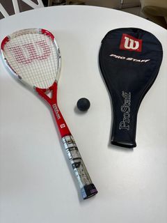 Wilson n120 Squash Racquet, Sports Equipment, Sports & Games, Racket ...