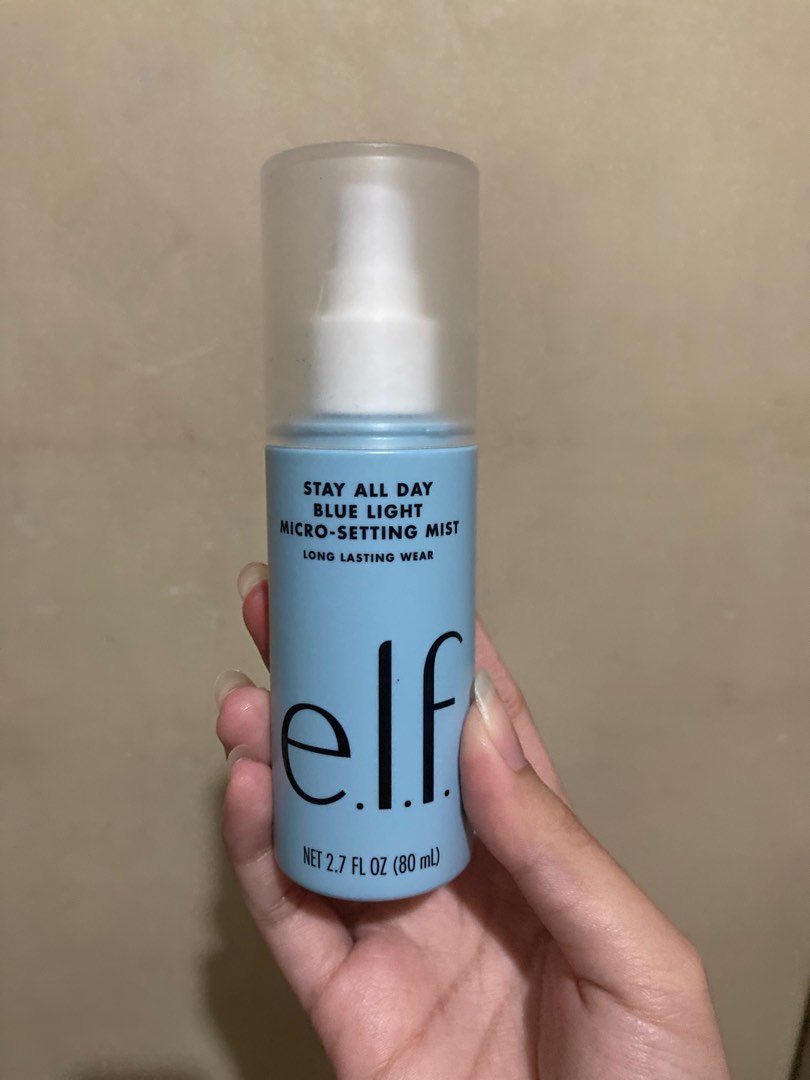 ELF Cosmetics Blue Light Setting Spray, Beauty & Personal Care, Face ...