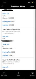 Taylor Swift Access Code, Tickets & Vouchers, Event Tickets on Carousell