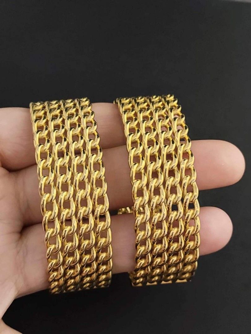 18K Saudi Gold bangle, Women's Fashion, Jewelry & Organizers, Bracelets ...