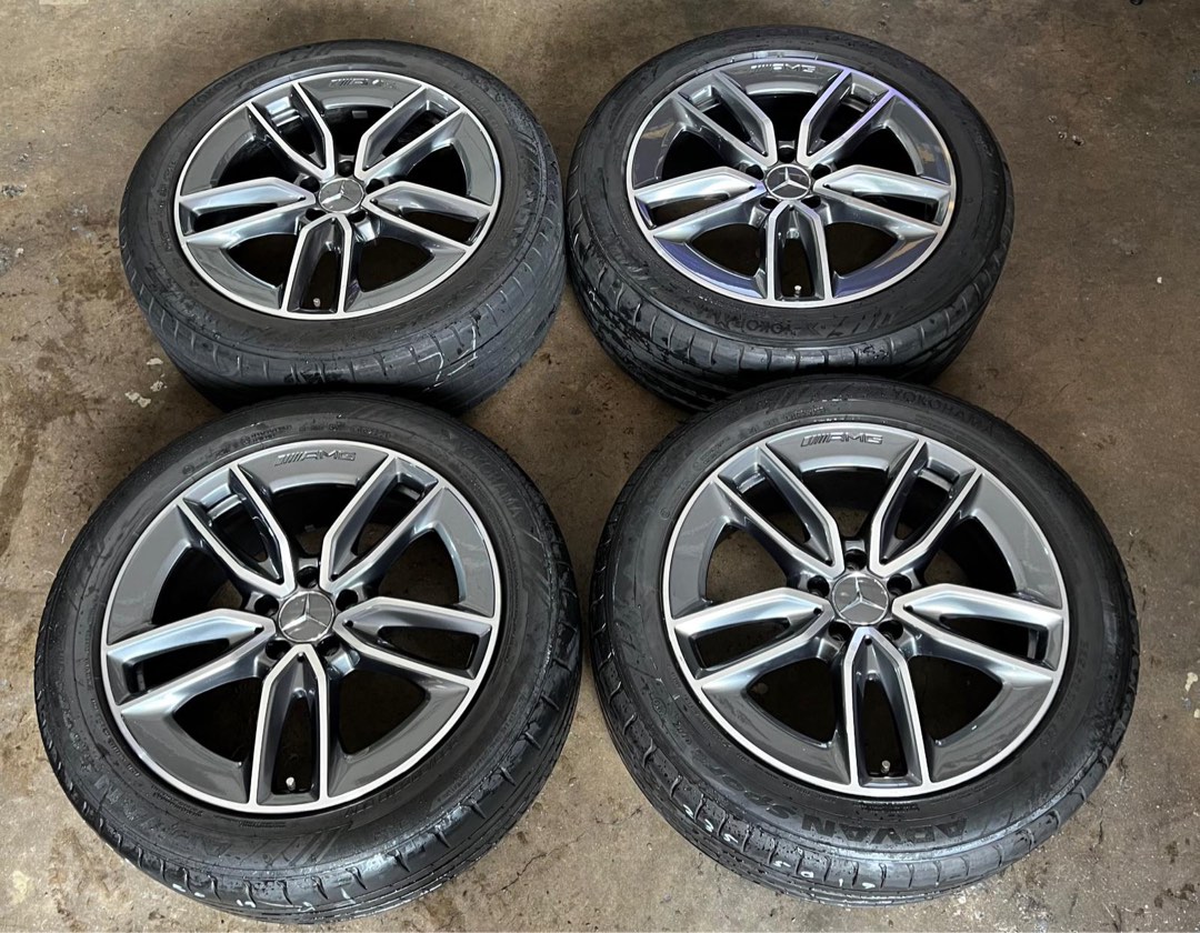 19”MERCEDES GLB35 RIMS AND TYRES 5X112, Car Accessories, Tyres & Rims ...
