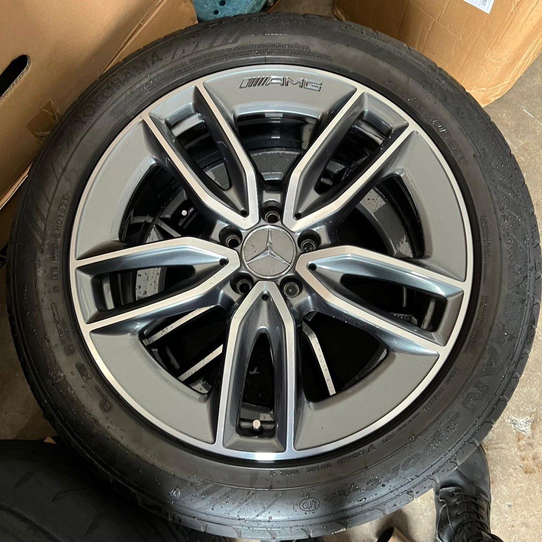 19”MERCEDES GLB35 RIMS AND TYRES 5X112, Car Accessories, Tyres & Rims ...