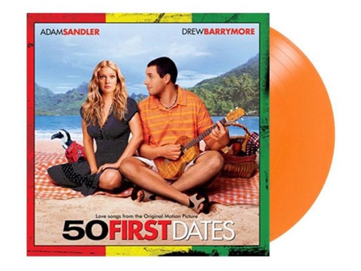 50 First Dates Soundtrack in Transparent orange vinyl record, Hobbies ...