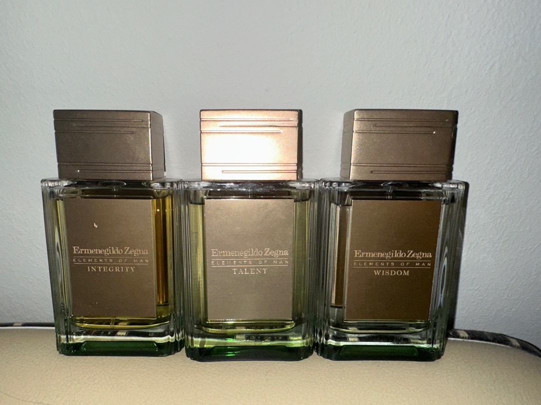 50 ml Zegna elements of man - Integrity , wisdom and talent, Beauty & Personal Care, Fragrance ...