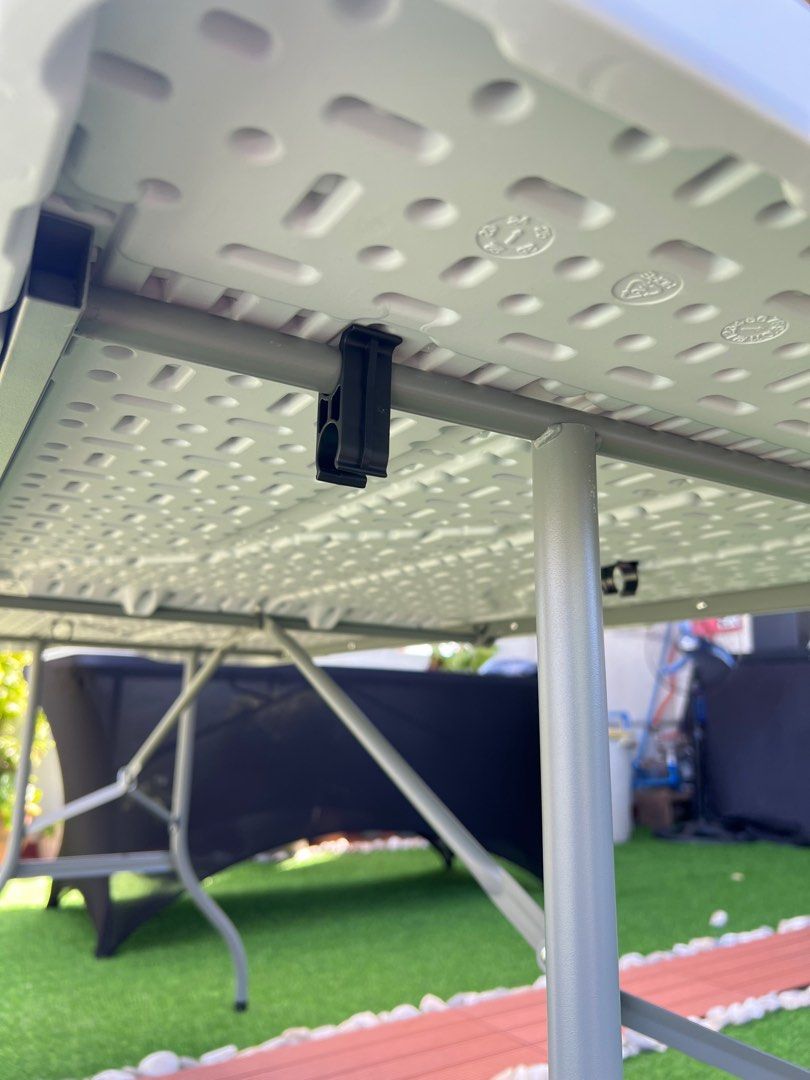 6FT Folding Buffet Party Table White, Furniture & Home Living ...