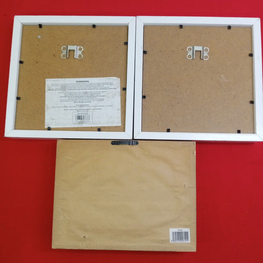 7"x7" and 6"x8" Wooden Shadow box/2D picture frame UK for 325 each *X84 ...