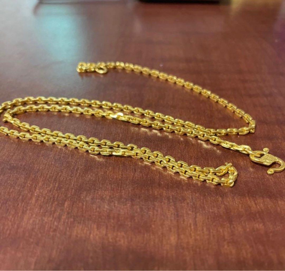999 Gold necklace, Luxury, Accessories on Carousell
