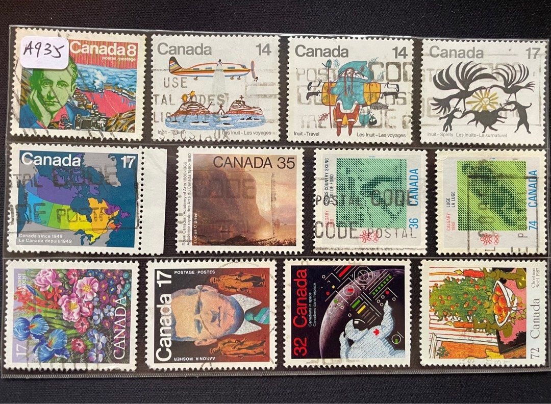 A935 - Canada Famous People, War, Airplanes, Artworks, Cultures, Paper ...