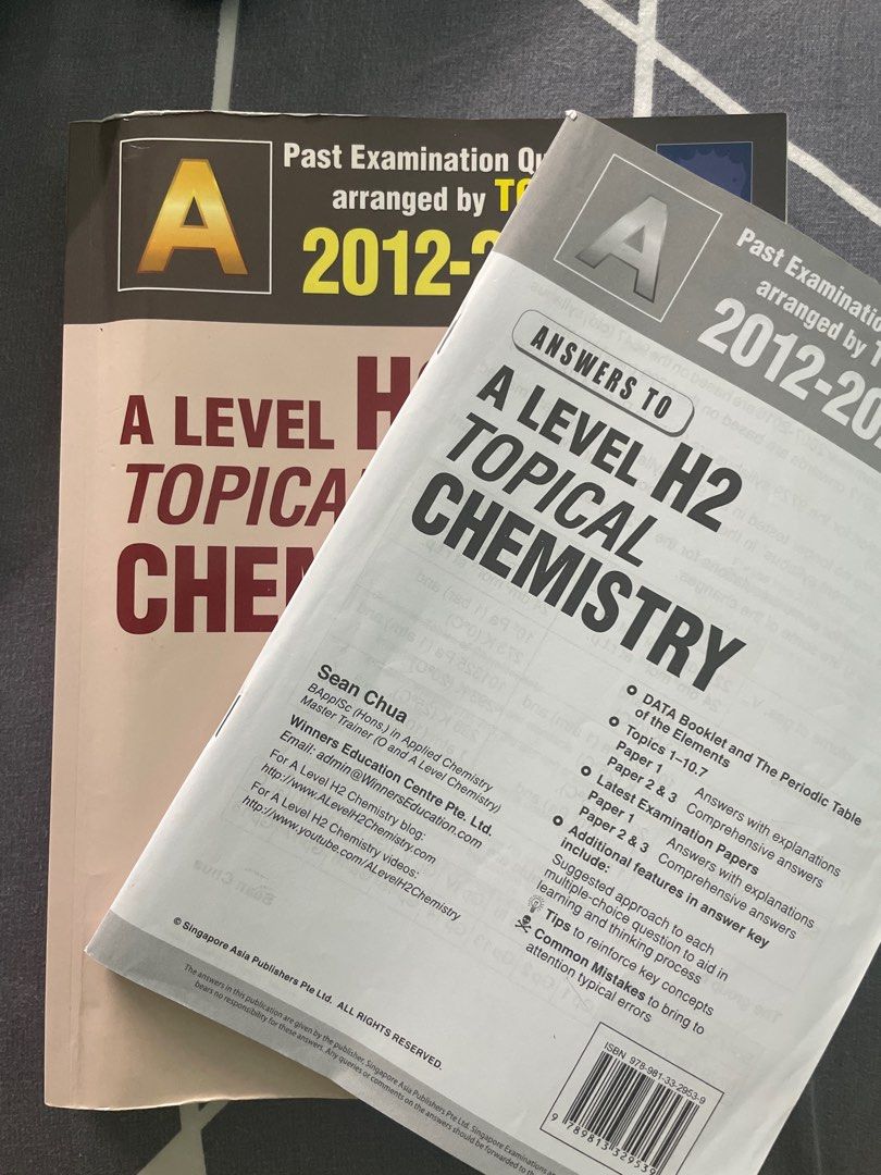 A level H2 Chemistry Topical TYS, Hobbies & Toys, Books & Magazines ...