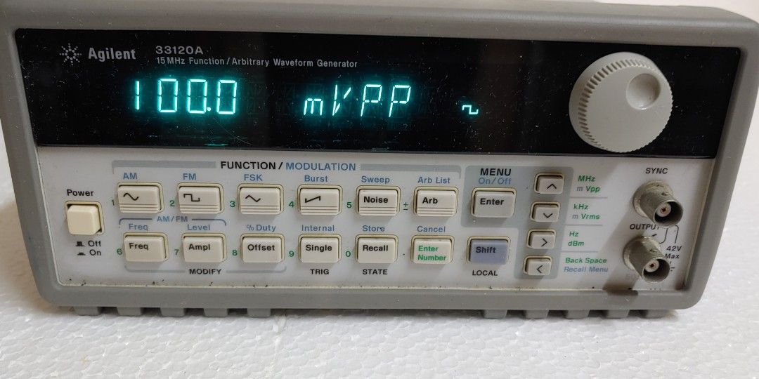 Agilent 33120a 15MHz function/Arbitrary Waveform Generator, 電腦＆科技, 商務用 ...