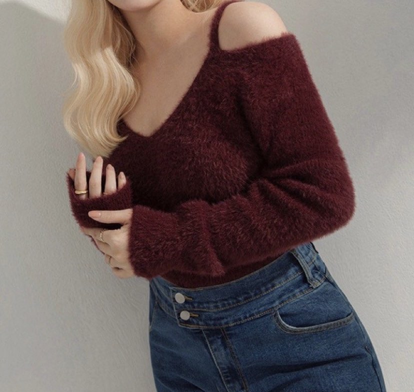 Air space plus 2WAY鏤空毛海毛衣, 她的時尚, 上衣, 其他上衣在旋轉拍賣