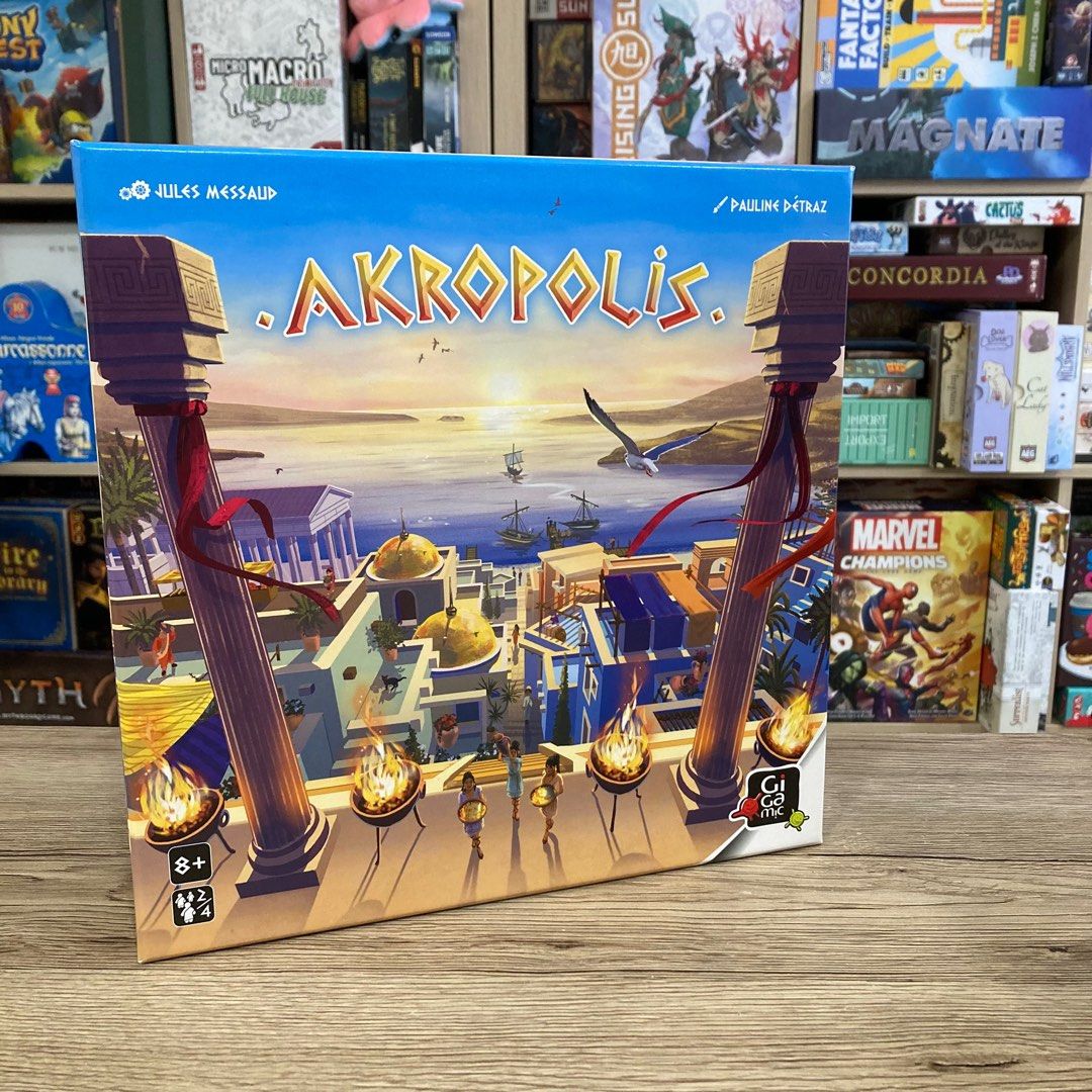 Akropolis Board Game, Hobbies & Toys, Toys & Games on Carousell