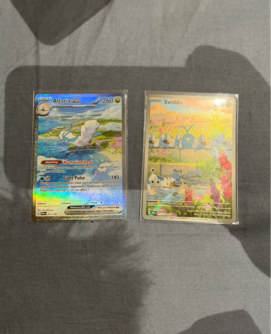 Altaria EX SIR and Swablu IR Card Combo, Hobbies & Toys, Toys & Games on Carousell