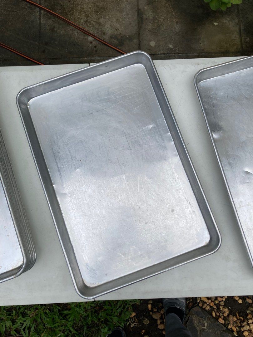 Aluminum sheet tray (60x40cm), Furniture & Home Living, Kitchenware ...