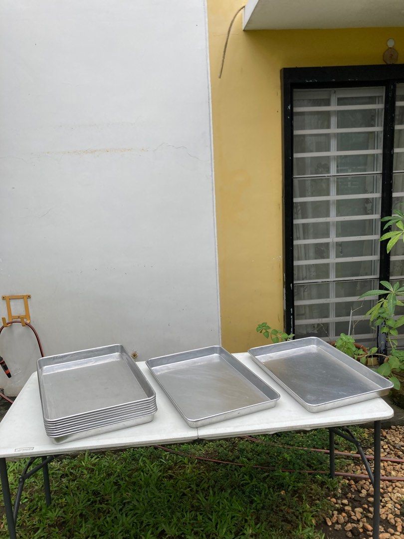 Aluminum sheet tray (60x40cm), Furniture & Home Living, Kitchenware ...