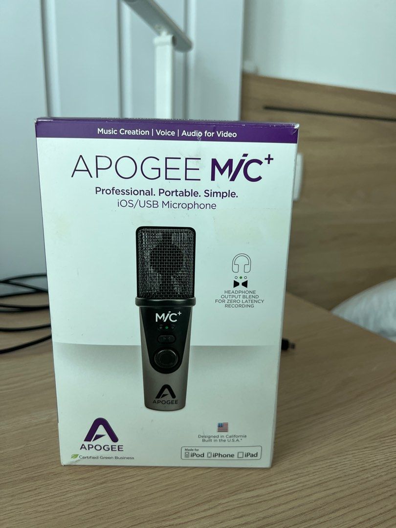 Apogee Mic Plus Audio recorder, Audio, Microphones on Carousell