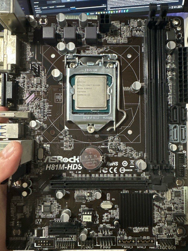 Asrock mobo with cpu, Computers & Tech, Parts & Accessories, Computer ...