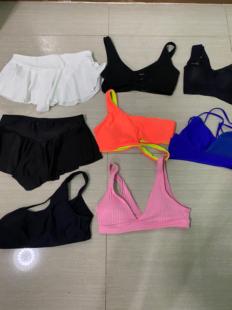 Assorted Bikini Tops and Bottoms Swimsuits, Women's Fashion, Swimwear ...