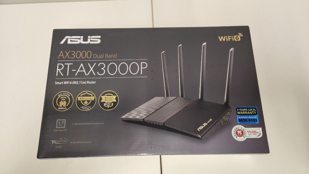 Asus AX3000 Dual Band Router, Computers & Tech, Parts & Accessories ...