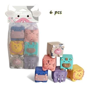 Playskool ABC blocks Wooden wood motor skill Fruits Animals, Babies ...