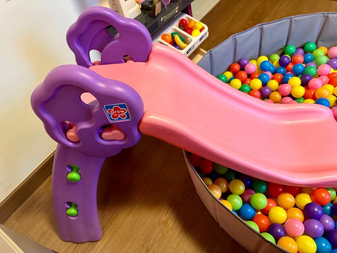 Ball pit plus Grow’N Up slide, Babies & Kids, Infant Playtime on Carousell