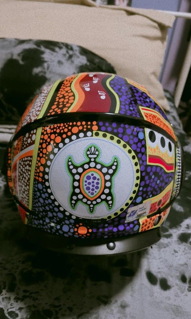 Blessed AGV Helmet Size L, Motorcycles, Motorcycle Accessories on Carousell