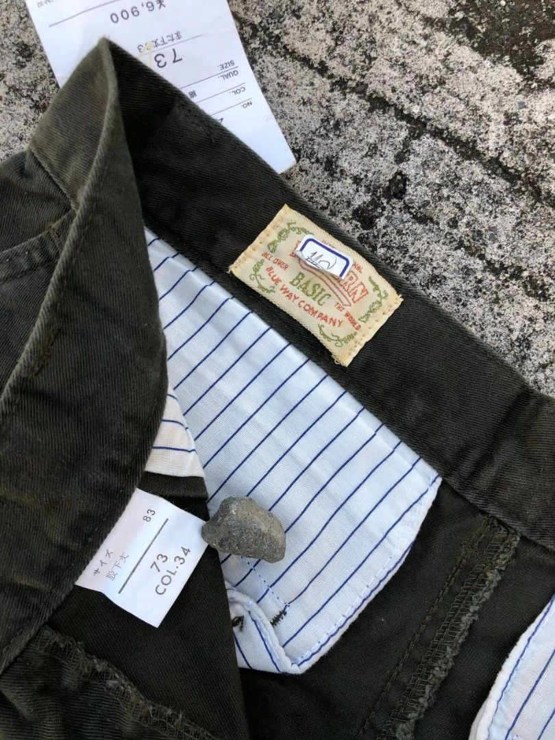 Blue Way Company Japan Brown Chinos, Men's Fashion, Bottoms, Chinos on ...