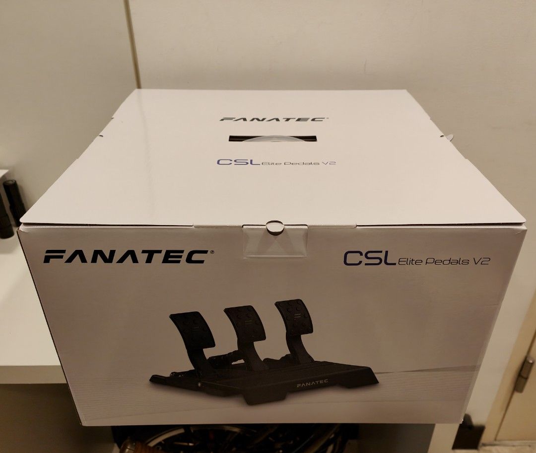 BNIB Fanatec CSL Elite V2 Load cell Pedals (Three-pedal set, fully ...