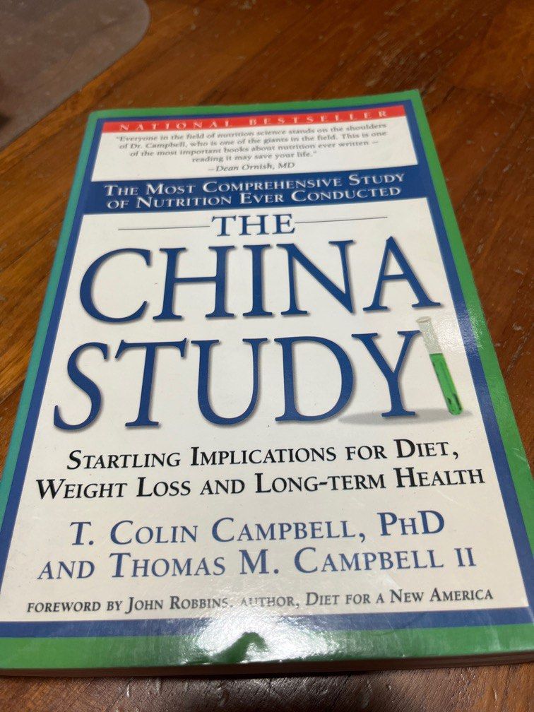 Book - The China Study, Hobbies & Toys, Books & Magazines, Fiction ...