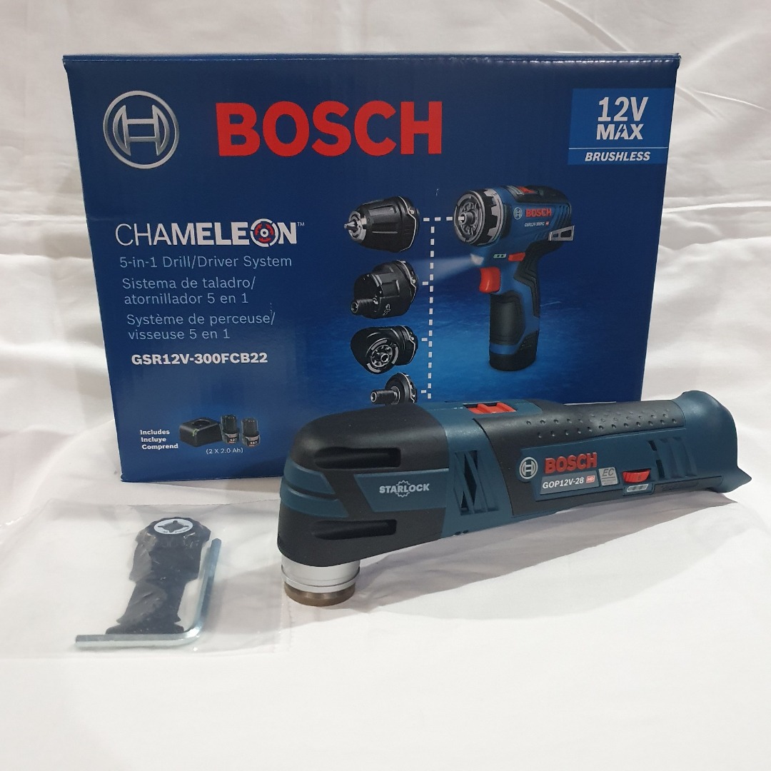 BOSCH GXL12V-270B22 12V Combo Kit with Chameleon Drill/Driver and ...