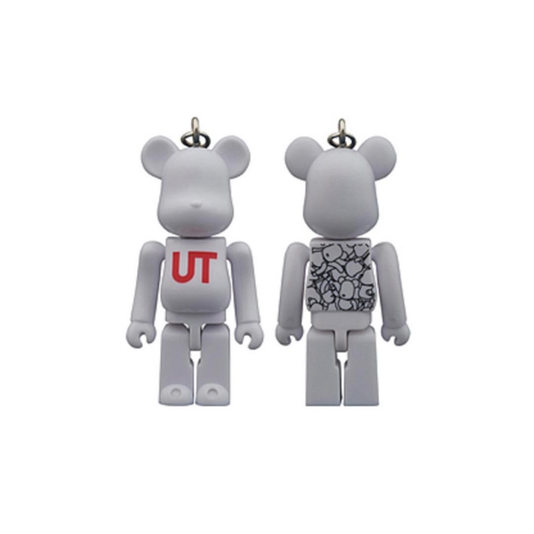 Brand new bearbrick uniqlo white UT 70% keychain, Hobbies & Toys, Toys ...