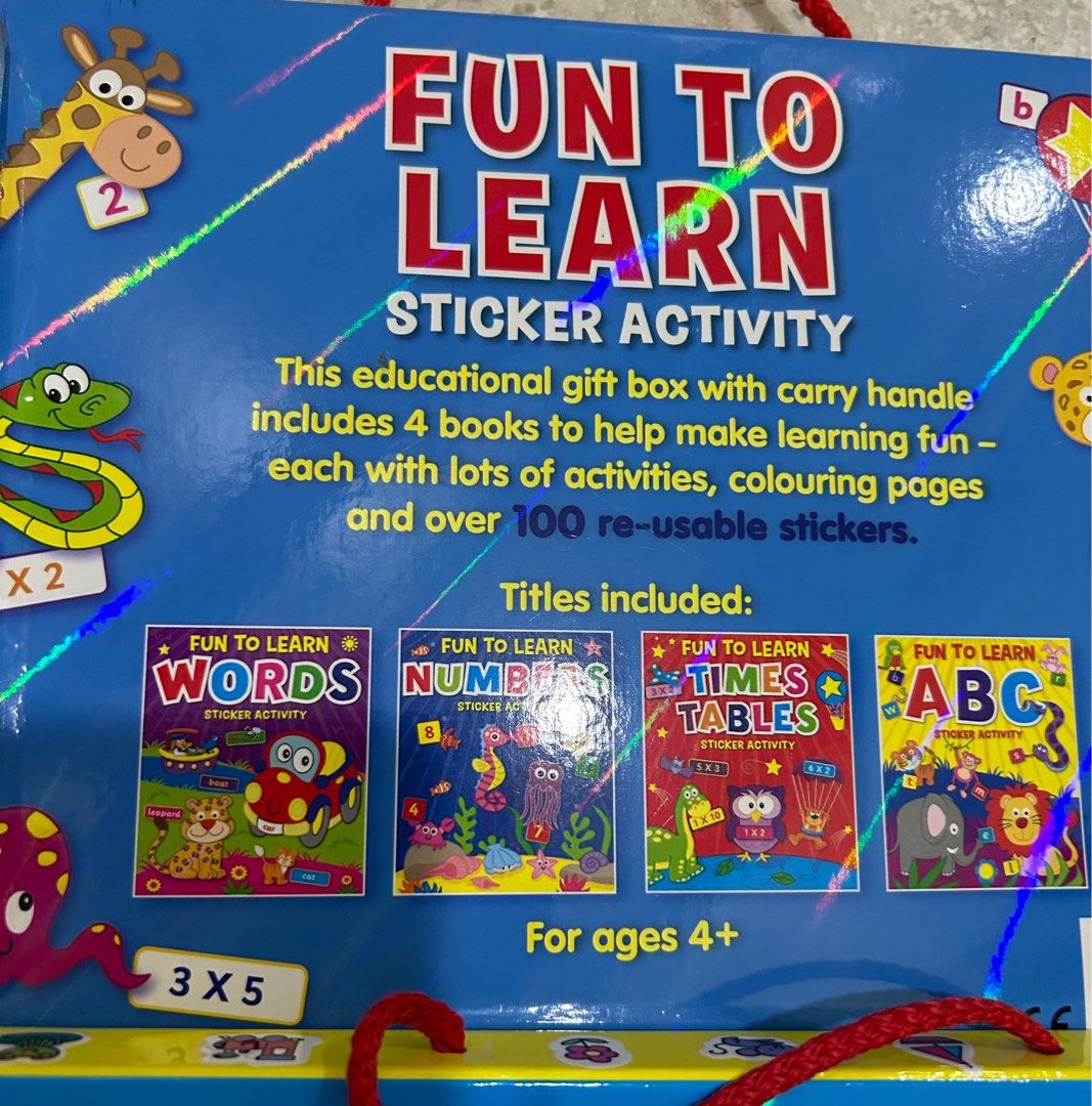 Brand new BN sticker activity set kit pre schooler, Hobbies & Toys ...