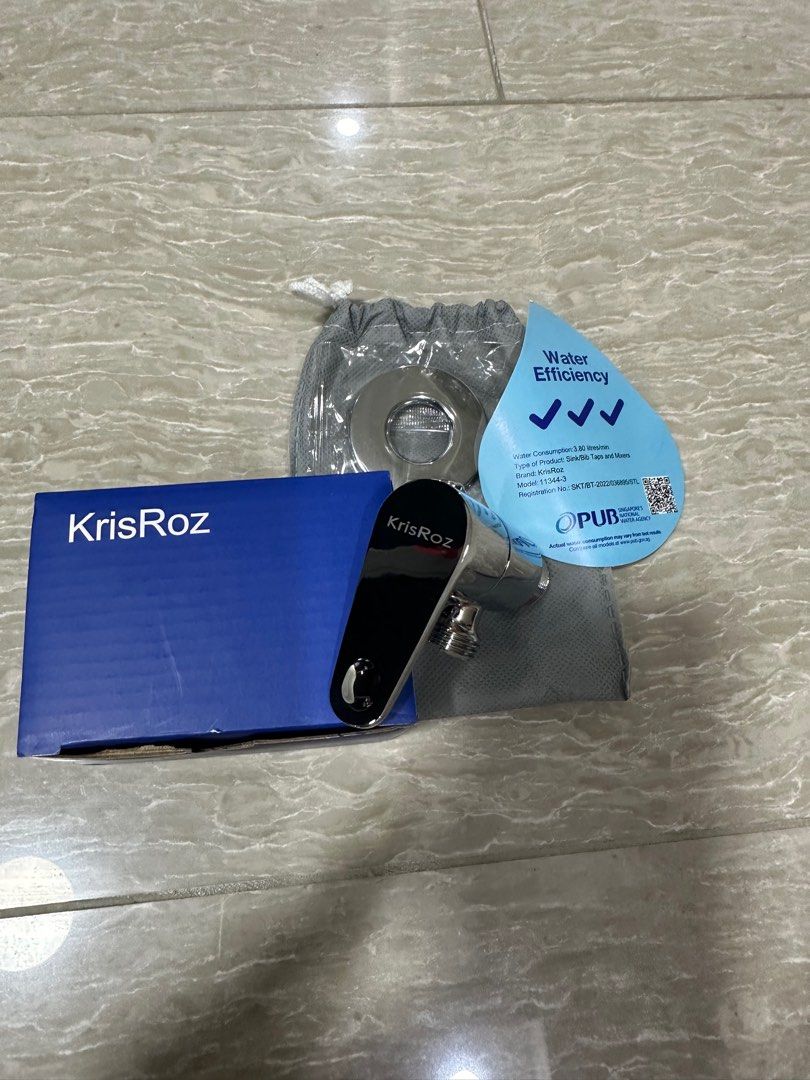 Brand New KrisRoz AngleValve Brass chrome, Furniture & Home Living, Bathroom & Kitchen Fixtures ...