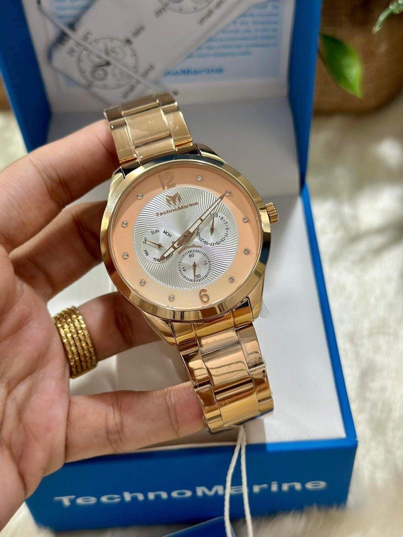 Brand New Techno Marine Watch with Box, Card, Tag, Women's Fashion ...