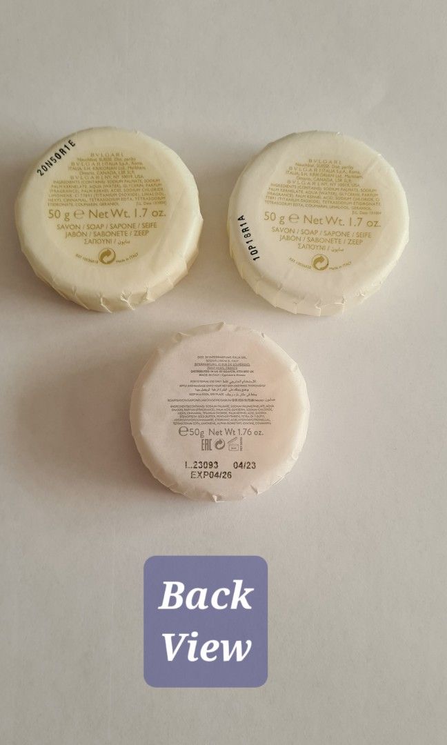 Bvlgari & Salvatore Ferragamo 50g Soap, Beauty & Personal Care, Bath ...