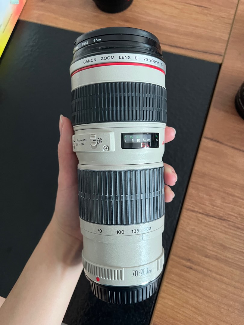 canon zoom lens EF 70-200mm f4 USM-L, Photography, Lens & Kits on Carousell