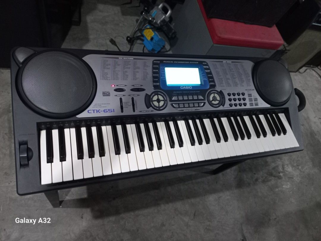 Casio CTK-651 Touch Response 61-Key Piano Keyboard, Hobbies & Toys ...
