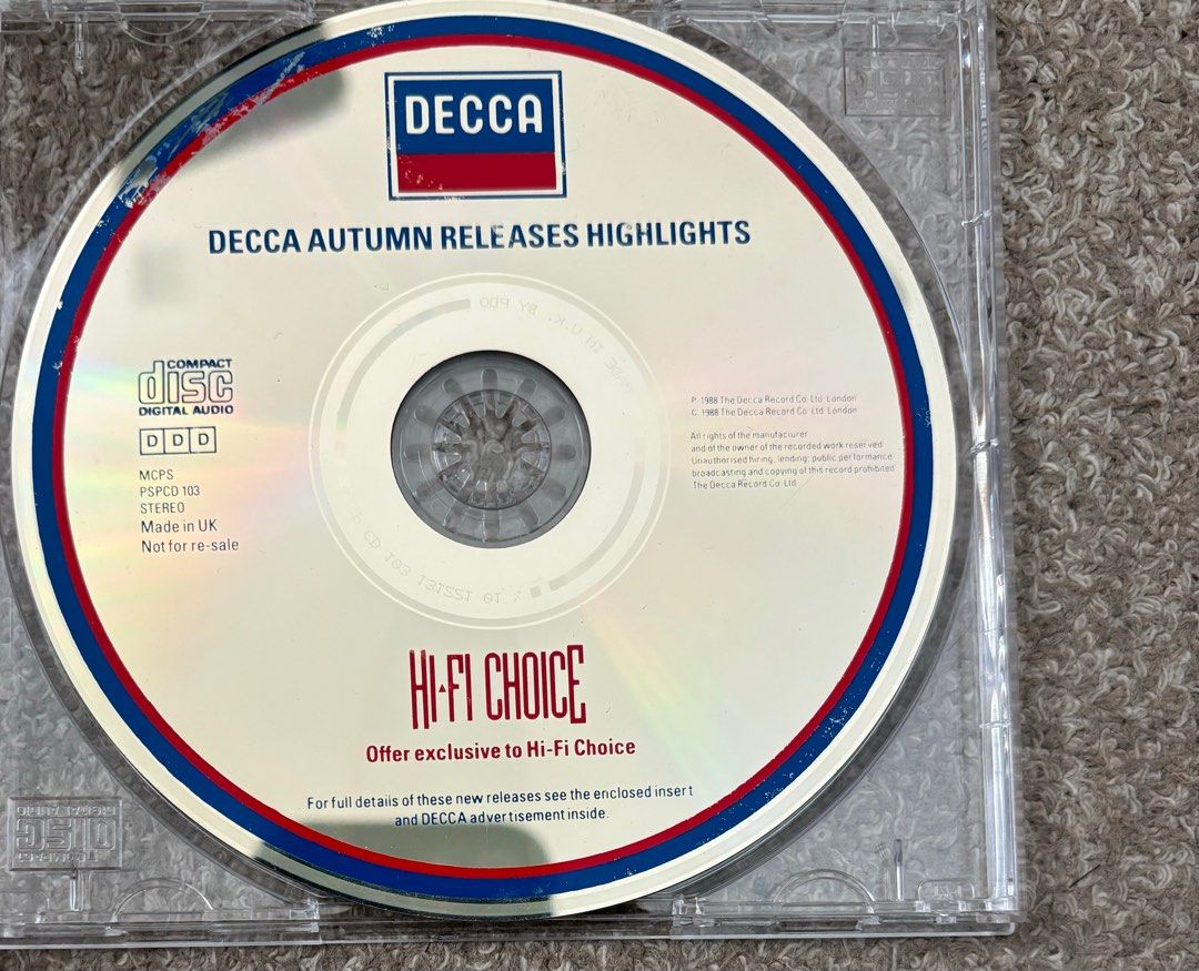 CD: Audiophile, Classical, Sampler - Hi Fi Choice The Classics ...