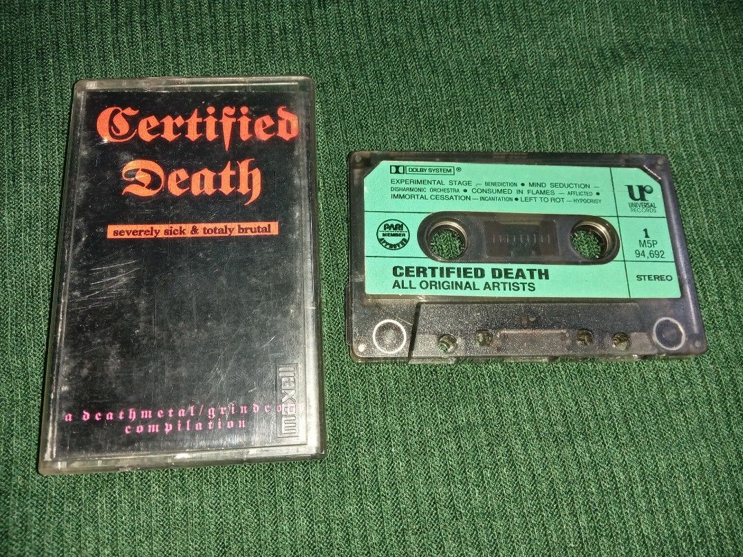certified death (compilation death metal), Hobbies & Toys, Music ...