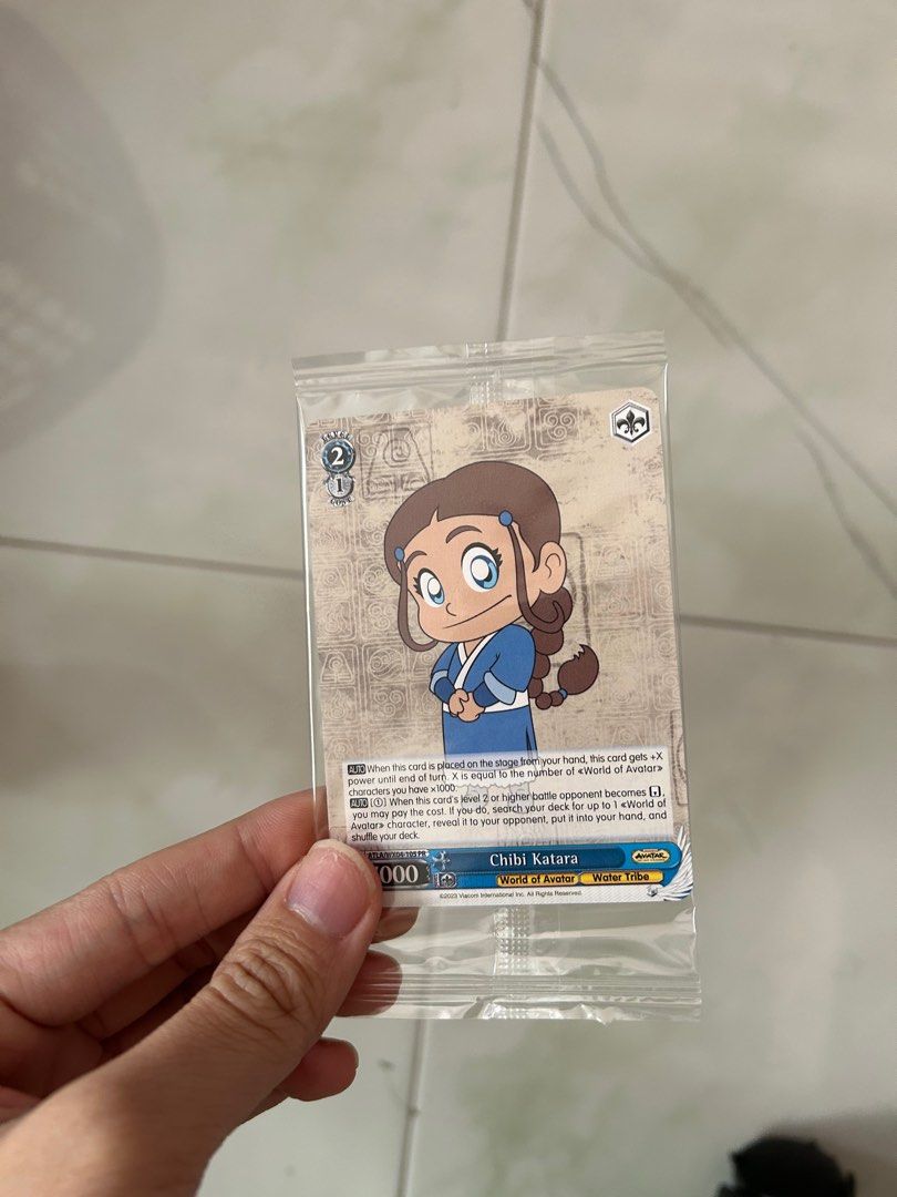 Chibi Katara Sealed Promo Box Topper Weiss Schwarz Avatar the Last ...