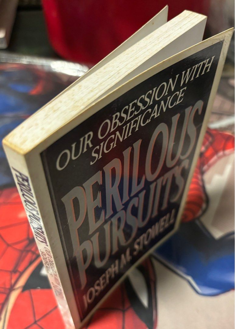 [Christian Book] Perilous Pursuits: Our Obsession With Significance, Hobbies & Toys, Books ...
