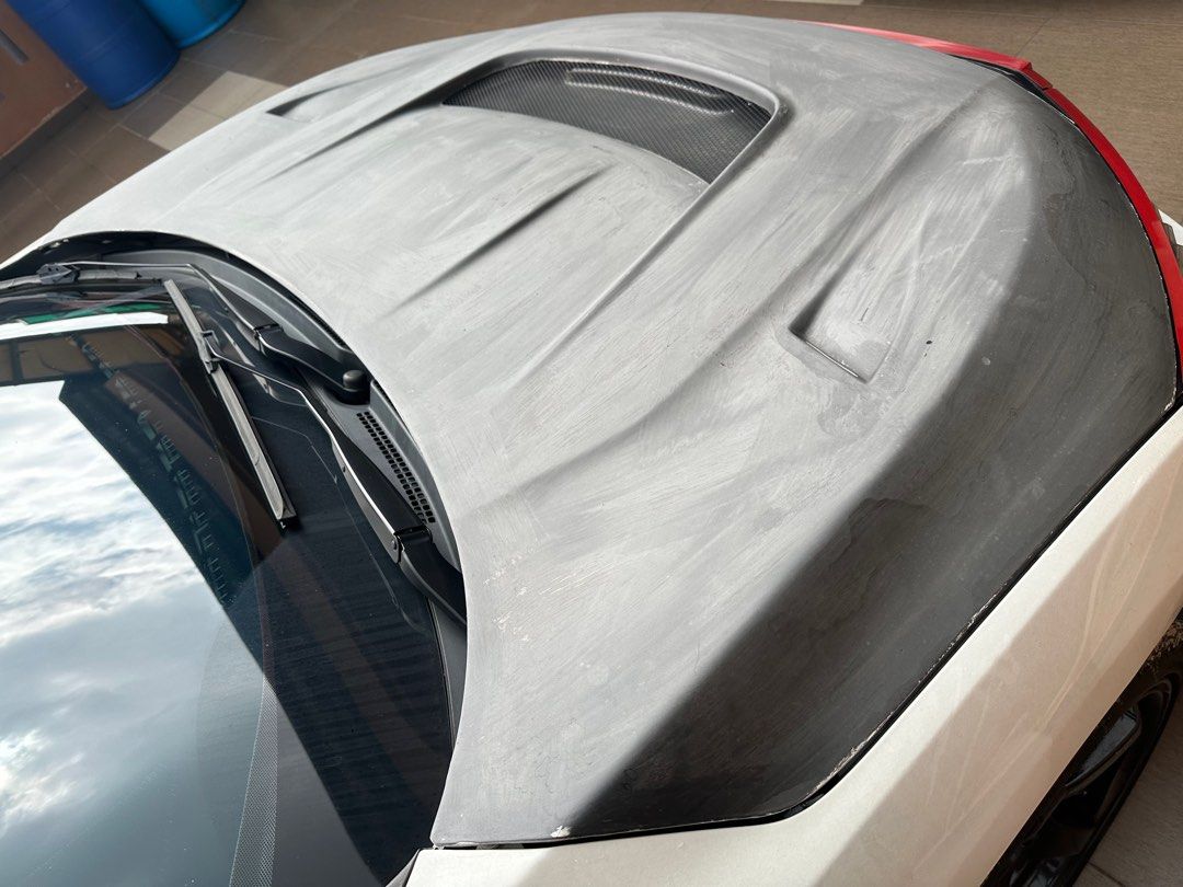 Civic FC Varis Fibre Hood, Auto Accessories on Carousell