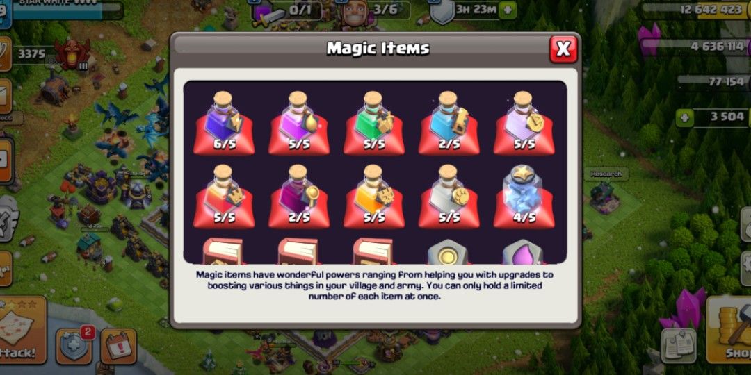 Clash of clans Coc Th15 (6builders, 3.5k gems, 148 cwl medals, many ...