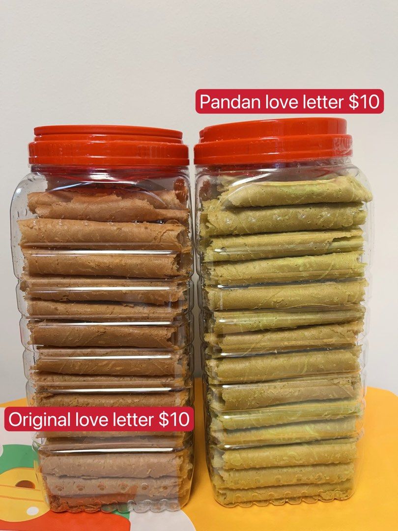 Cny Love letters, Food & Drinks, Homemade Bakes on Carousell