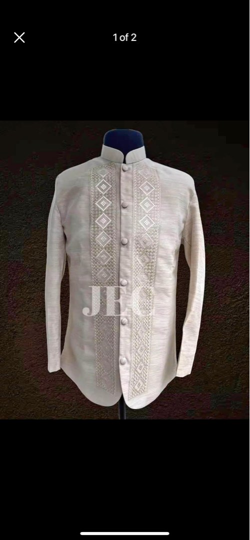 Coat Barong Graduation Oathtaking Formal Men, Men's Fashion, Tops ...
