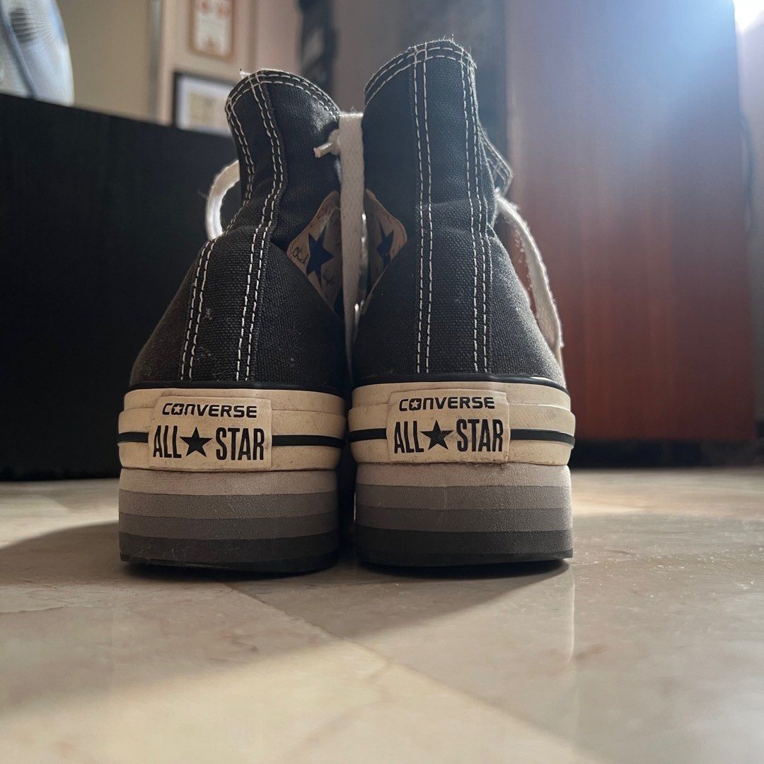 Converse platform shoes, Women's Fashion, Footwear, Sneakers on Carousell